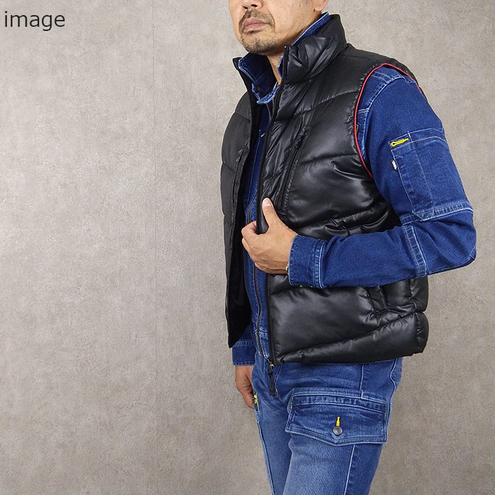 防寒ベスト ジャウィン 58110【秋冬】JAWIN 作業服 作業着 防寒服 防寒着 自重堂 58110シリーズ【4L】│作業服・作業着の通販サイト│だるま商店【公式】