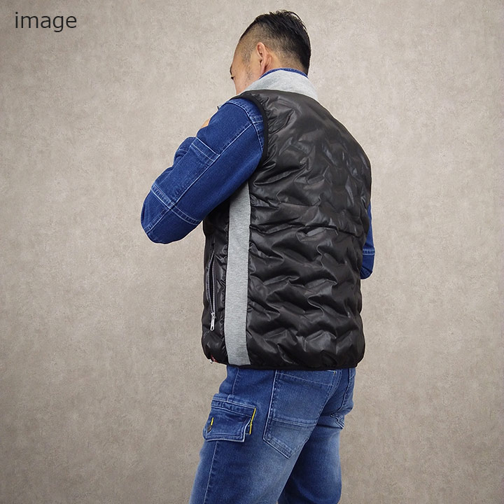 ジャウィン JAWIN シームレス防寒ベスト 58610 【秋冬】作業服 作業着 防寒服 防寒着 自重堂 58600シリーズ【4L】│作業服・作業着の通販サイト│だるま商店【公式】