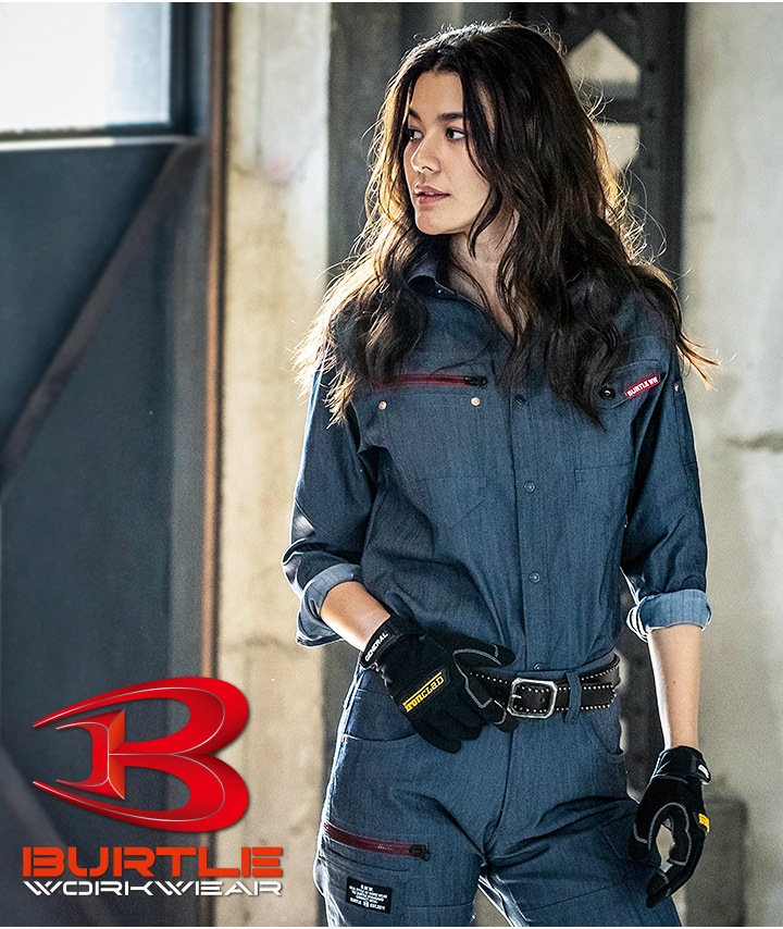 バートル 長袖シャツ 1815 ストレッチ 制電 男女兼用 春夏 作業服 作業着 BURTLE【4L-5L】│作業服・作業着の通販サイト│だるま商店【公式】