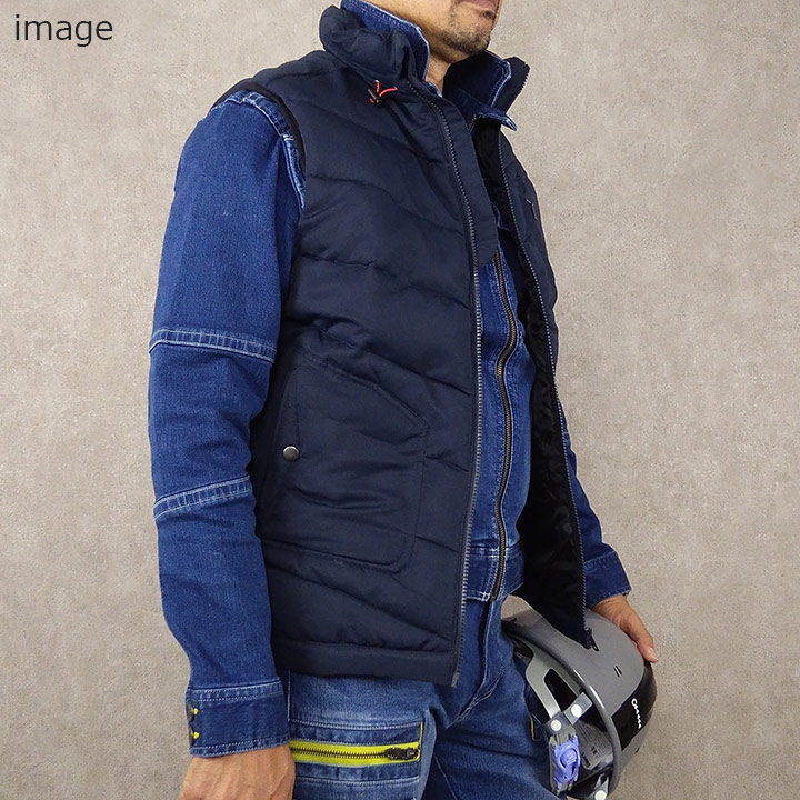 ジャウィン【JAWIN 58310】【秋冬】防寒ベスト[★タイト設計]【作業服】作業着 【防寒着】ユニフォーム 自重堂 58110シリーズ│作業服・作業着の通販サイト│だるま商店【公式】