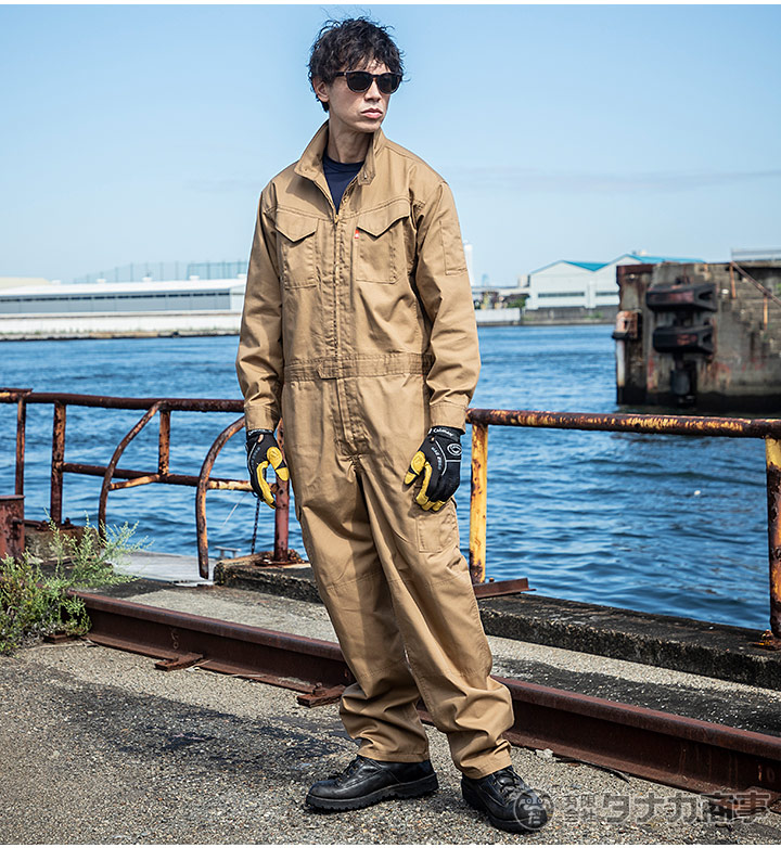 つなぎ お洒落 作業服 安い 高品質【GE-627】【つなぎ おしゃれ】【ツナギ 作業服】【つなぎ 酪農】【作業着】【作業服】【つなぎ 農作業 作業着】【春夏秋冬オールシーズン素材】【4L ...