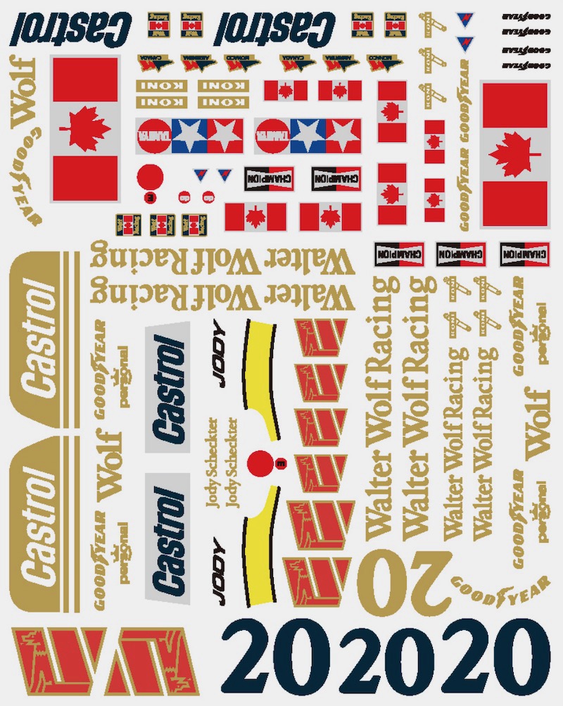 AMS 8537 1/10 シール ウルフ WR-1