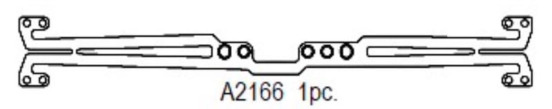 ムゲン A2166 1ピース アッパーデッキ MTC2R