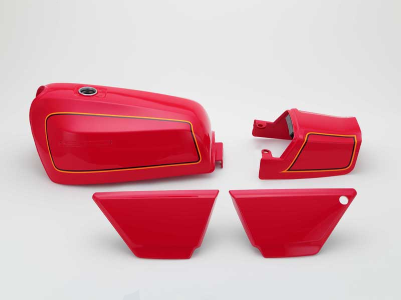 ゼファー400χ FXタイプタンクセット(E2レッド)前期シート | NEO CLASSICS シリーズ,FX STYLE ...