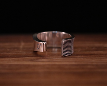 Large Rasp Ring -SILVER | RING | Accessorys -Dirty Daze Daddy-