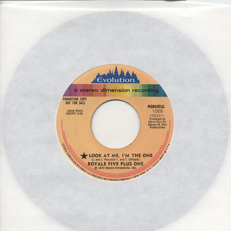 Royale Five plus One - Look At Me, I'm The One / Terri (Used 7") - デシネ ...