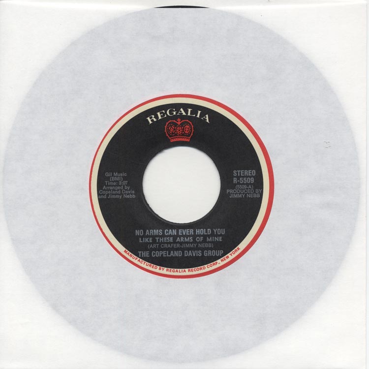 Copeland Davis Group (コープランド・デイヴィス・グループ) - No Arms Can Ever Hold You ...