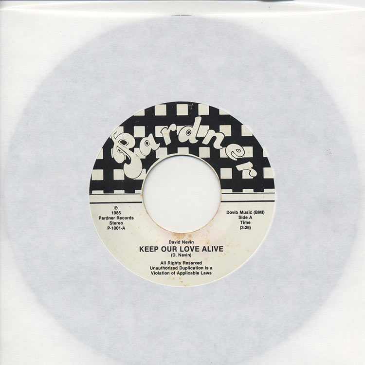David Nevin - Keep Our Love Alive / The Maze (Used 7") - デシネ・ショップ・オンライン ...
