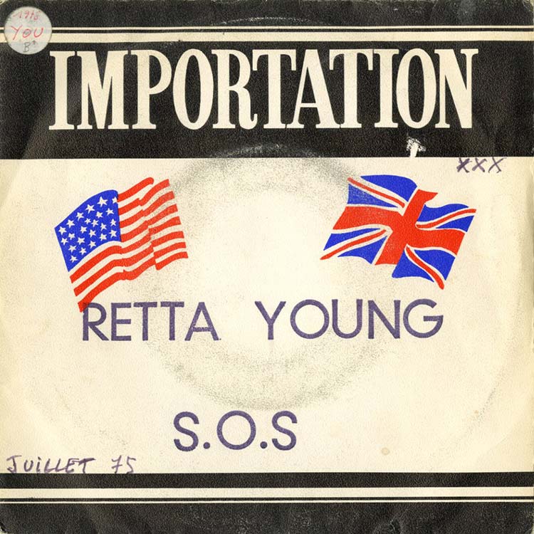 Retta Young - (Sending Out An) S.O.S (Used 7") - デシネ・ショップ・オンライン ...