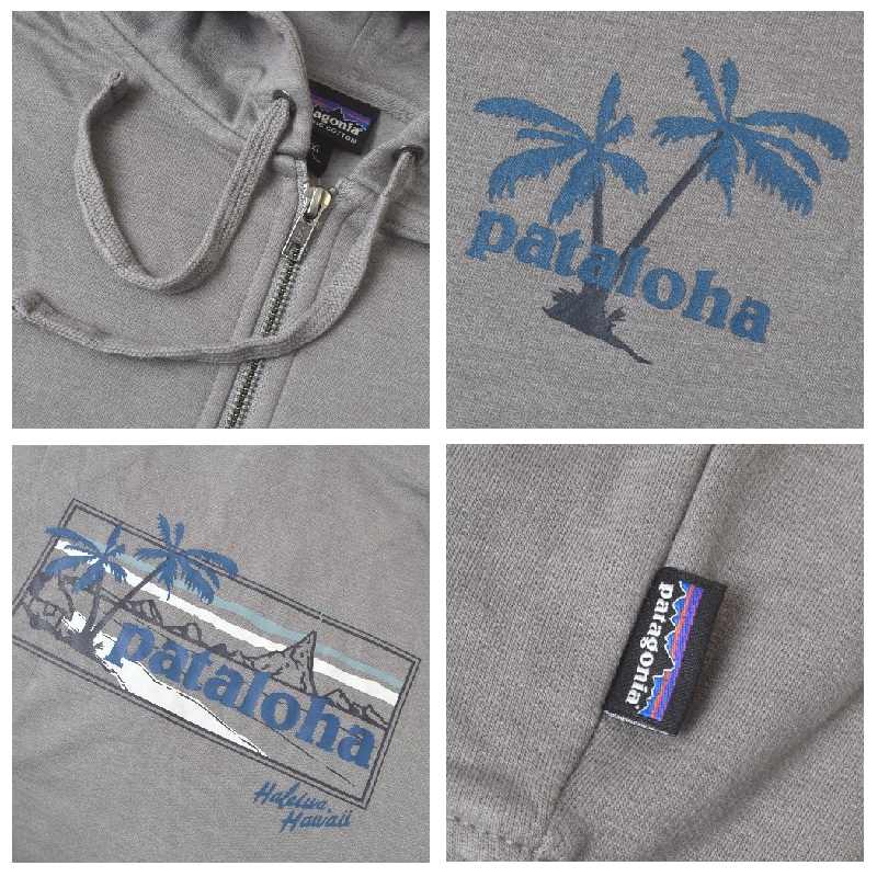 大きいサイズ メンズ patagonia パタゴニア pataloha パタロハ ハワイ ホノルル限定 フルジップ フーディー スウェット パーカー XXL | DEFF大きいサイズメンズ