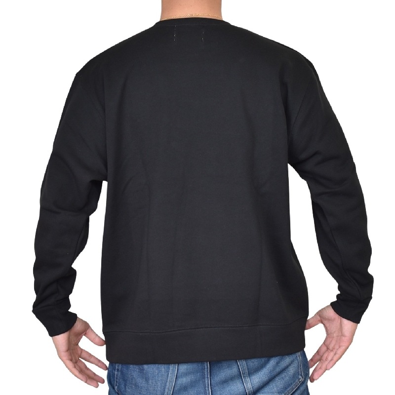 大きいサイズ メンズ SACRIFICE サクリファイス TYPE WOOD CREW プルオーバー スウェット クルーネック トレーナー 黒 ブラック XXL 2XL XXL 2XL ...