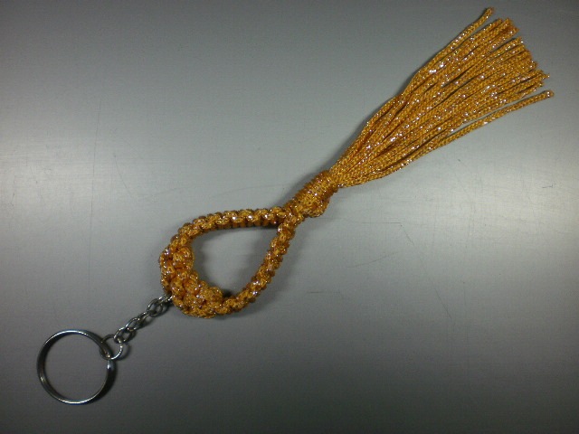 モンコンキーホルダー （トップキング） No 6 【オレンジ／銀ラメ】 | キーホルダー＆ストラップ,モンコン （トップキングボクシング） | | ムエタイショップ TEAM DEVIL666