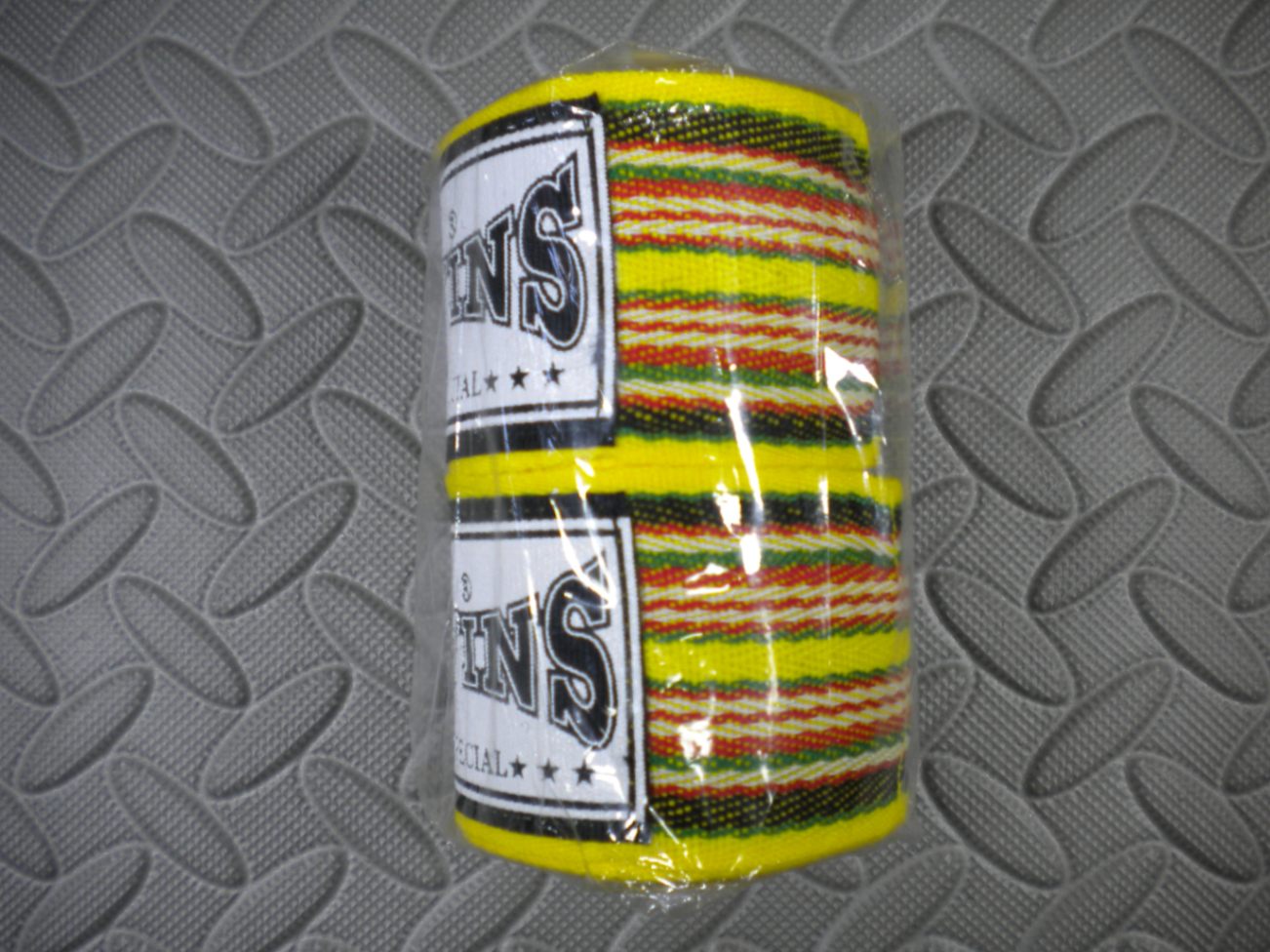 バンテージ （ツインズ） 非伸縮 【ライン黄】 | バンテージ,ツインズ（非伸縮） | | ムエタイショップ TEAM DEVIL666