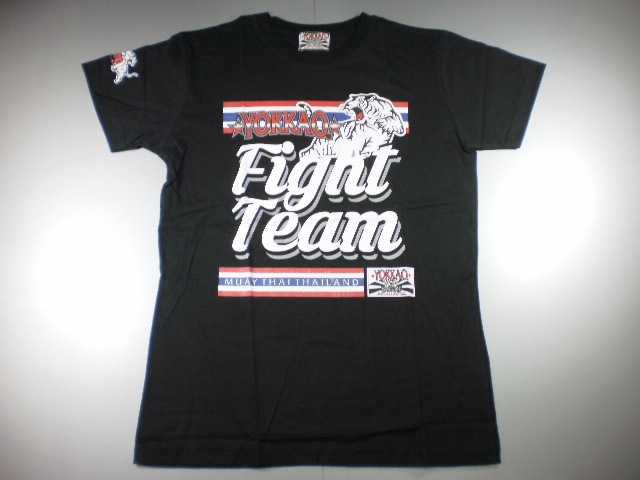 Tシャツ （ヨッカオ） FIGHT TEAM 黒 | Tシャツ＆タンクトップ,ヨッカオ | | ムエタイショップ TEAM DEVIL666