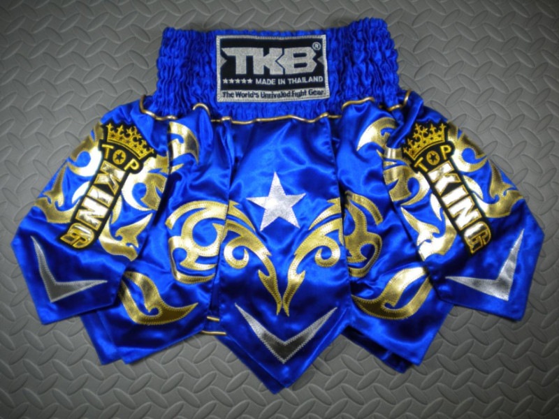 トランクス （トップキングボクシング） TKB－77 ヘラクレス 【青サテン】 | トランクス,トップキングボクシング | | ムエタイショップ TEAM DEVIL666