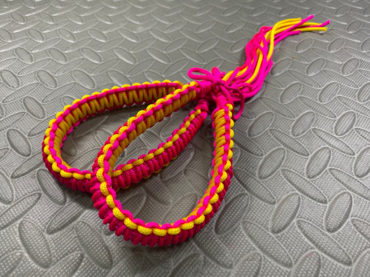 パープラチアット （トップキングボクシング） 平型幅広Ⅱ 【ピンク・黄】 | パープラチアット（腕輪）,トップキングボクシング | | ムエタイショップ TEAM DEVIL666