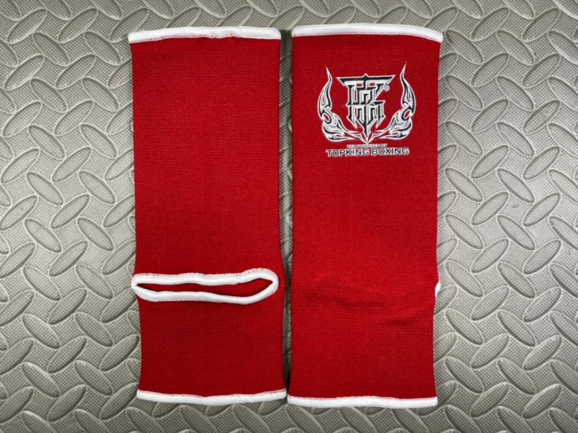 アンクル（トップキングボクシング）無地【赤】 | アンクル,トップキングボクシング | | ムエタイショップ TEAM DEVIL666