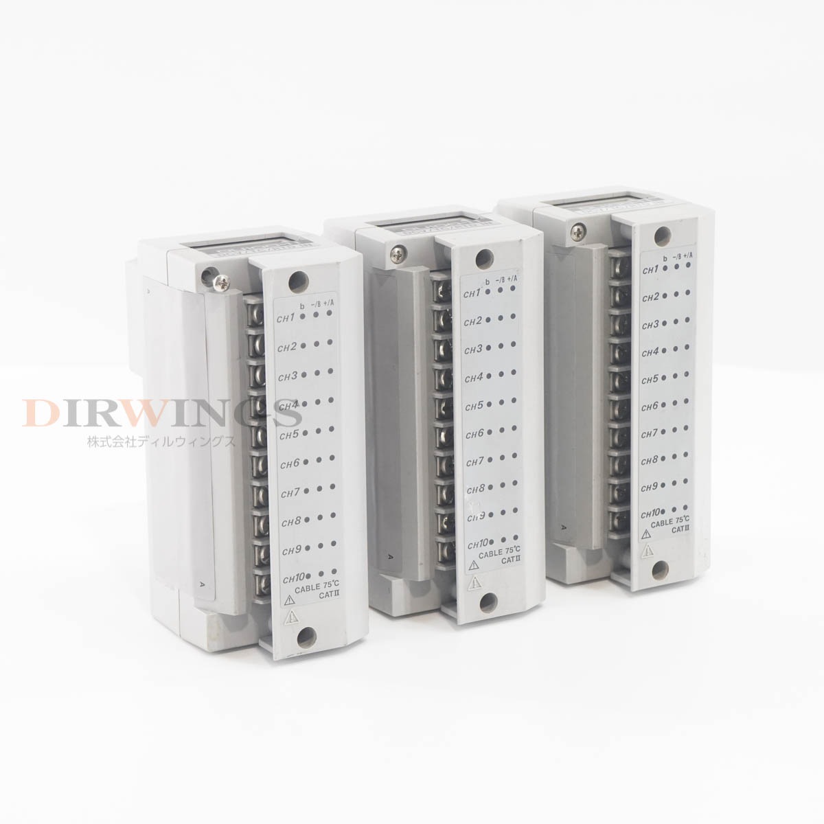 [DW]USED 8日保証 3個セット 07/2023~04/2024CAL YOKOGAWA DU100-11 DCV/TC/RTD IN ...