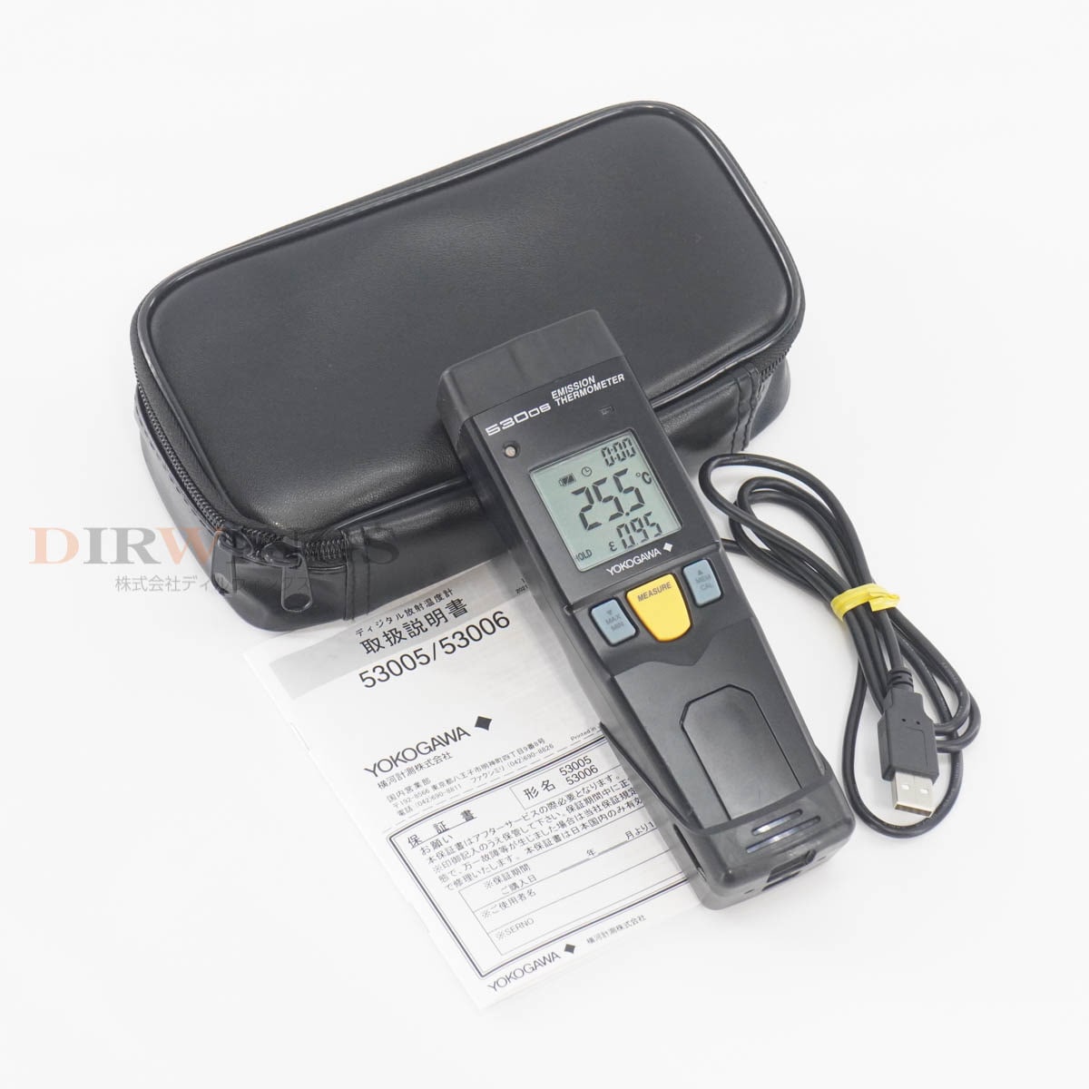 [JB]USED 保証なし YOKOGAWA 53006 53006-J EMISSION THERMOMETER デジタル放射温度計 取扱説明書 [06259-0049] | 計測器,温度 ...
