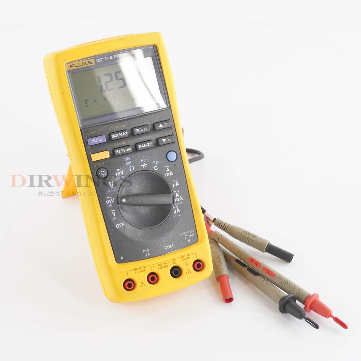 [DW]USED 8日保証 FLUKE 187 TRUE RMS MULTIMETER DIGITAL MULTIMETER デジタルマルチ ...
