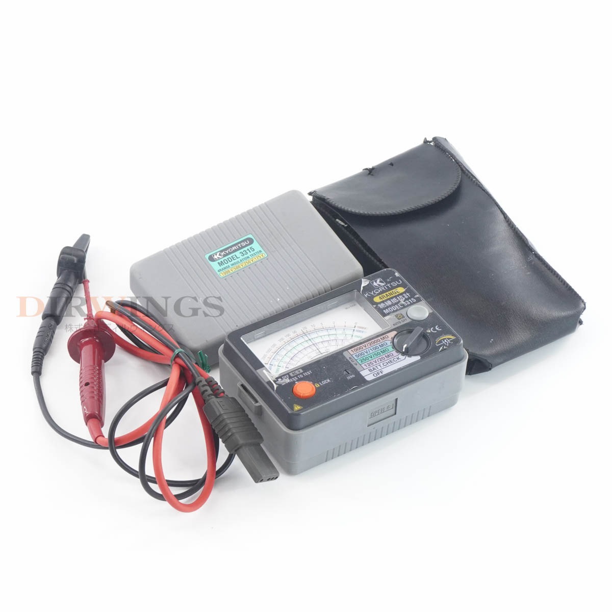 [DW]USED 8日保証 KYORITSU 3315 4RANGE INSULATION TESTER 絶縁抵抗計 4レンジ [07117 ...