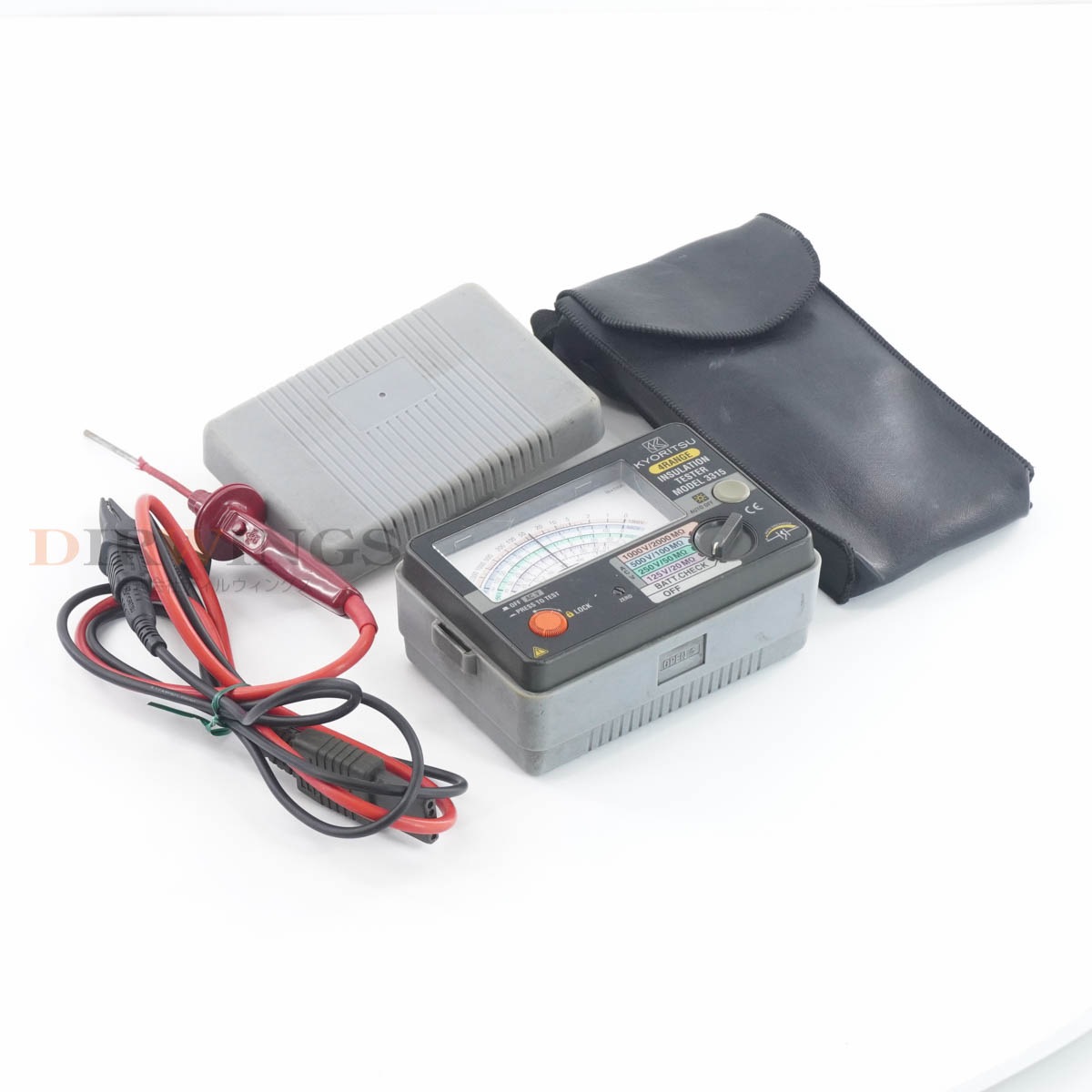 [DW]USED 8日保証 KYORITSU 3315 4RANGE INSULATION TESTER 絶縁抵抗計 4レンジ [07117 ...