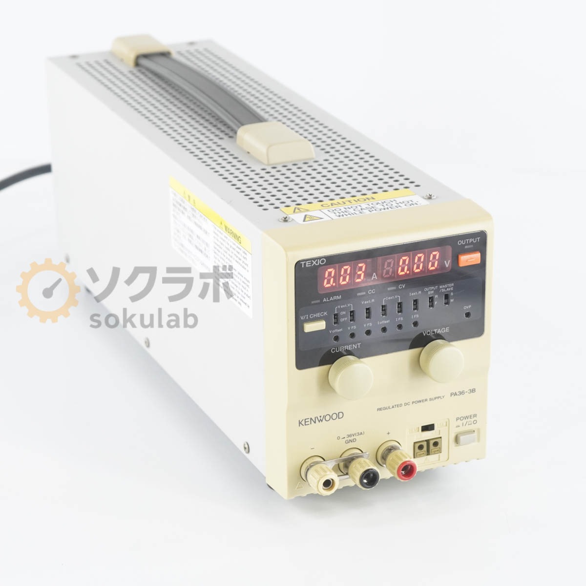 [DW]USED 8日保証 KENWOOD PA36-3B PA-B REGULATED DC POWER SUPPLY 直流安定化電源 DC ...