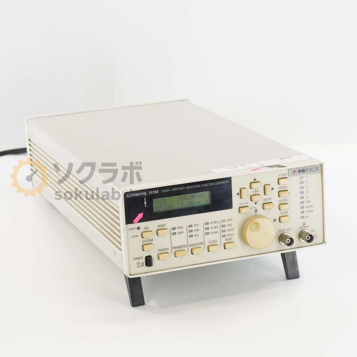 [DW]USED 8日保証 BIOMATION 2416A ARBITRARY WAVEFORM / FUNCTION GENERATOR ...