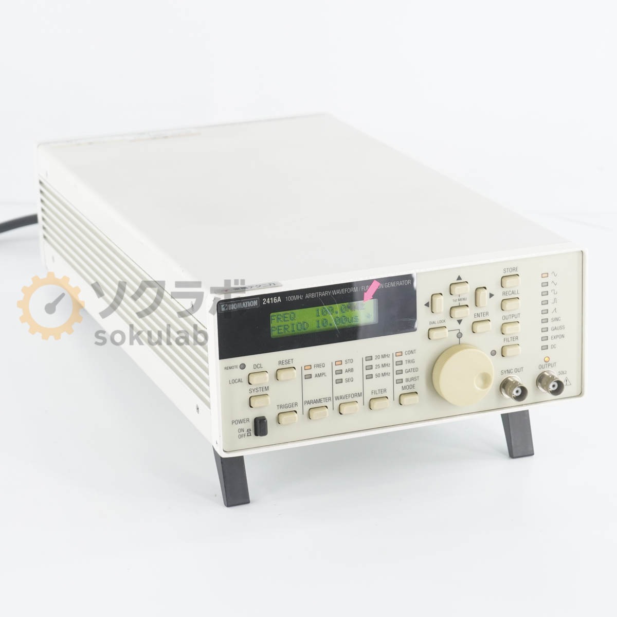 [DW]USED 8日保証 BIOMATION 2416A ARBITRARY WAVEFORM / FUNCTION GENERATOR ...