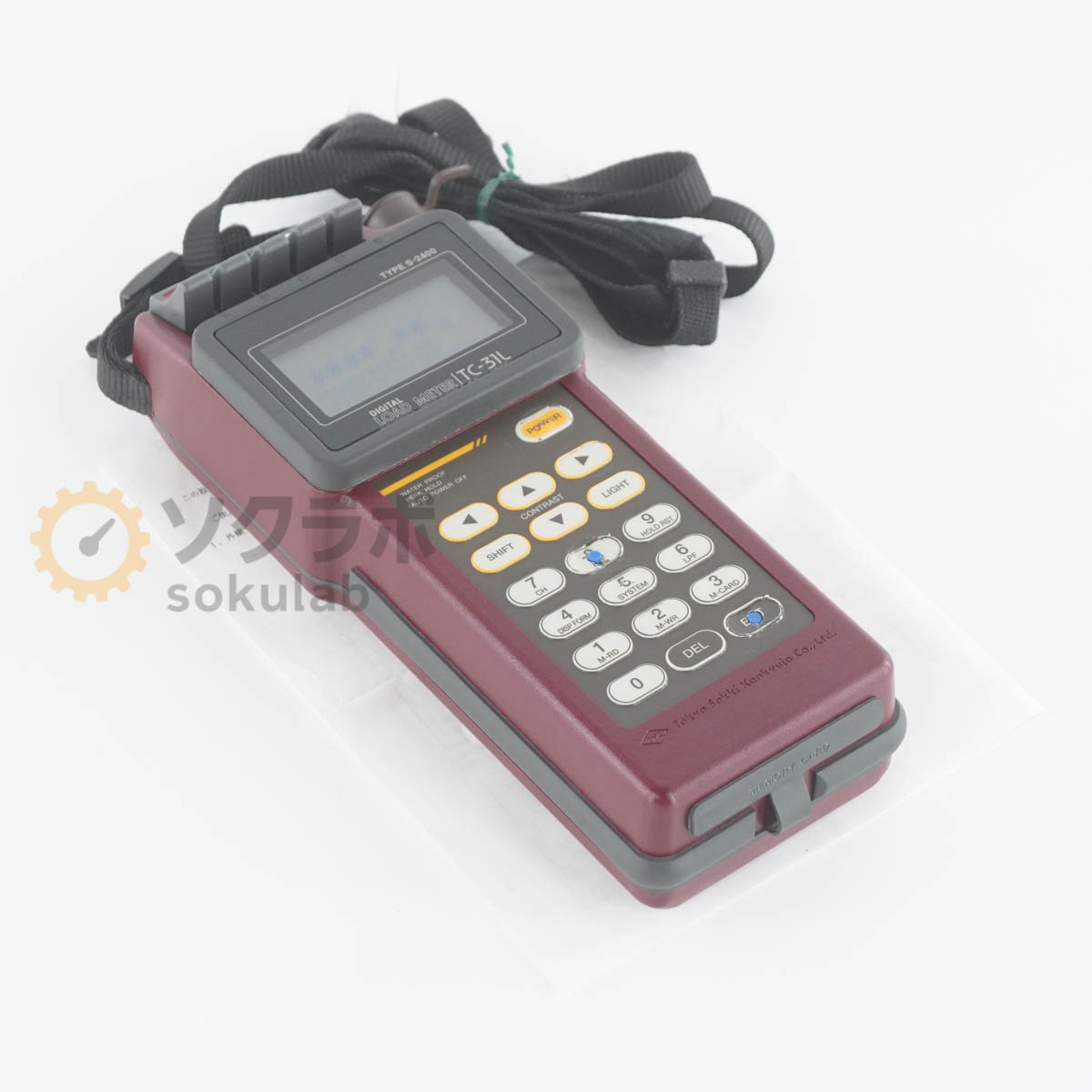 [DW]USED 8日保証 TML TC-31L S-2400 Tokyo Sokki Kenkyujo DIGITAL LOAD METER ...