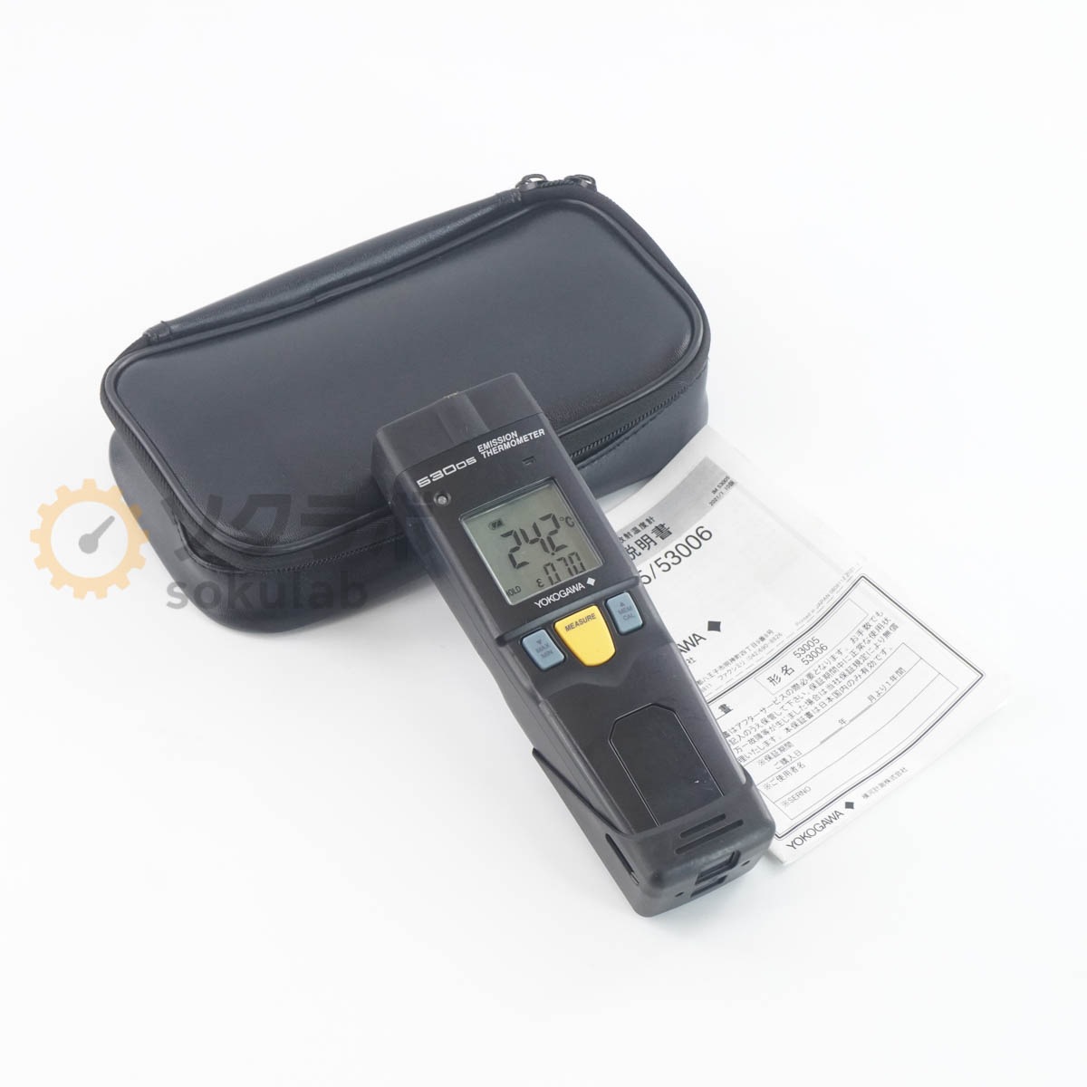 [DW]USED 8日保証 07/2024CAL YOKOGAWA 53005 53005-J EMISSION THERMOMETER ...