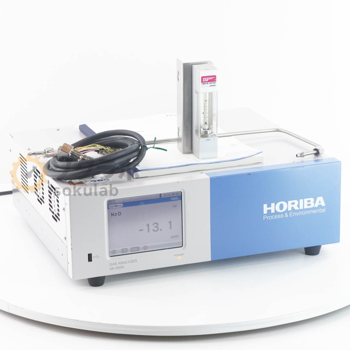 [DW]USED 8日保証 HORIBA VA-5001 VA-5000 GAS ANALYZER マルチガス分析計 N2O分析計 電源コード 取扱説明書 [07581-0272] | 計測器 ...