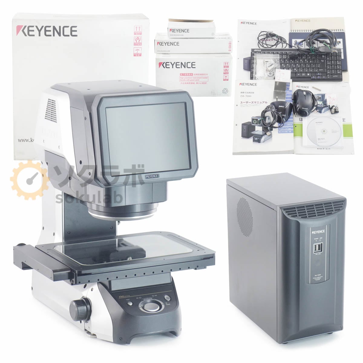 [DW]USED 8日保証 動作確認済 KEYENCE IM-7030 IM-7000 IMAGE DIMENSION MEASURING ...