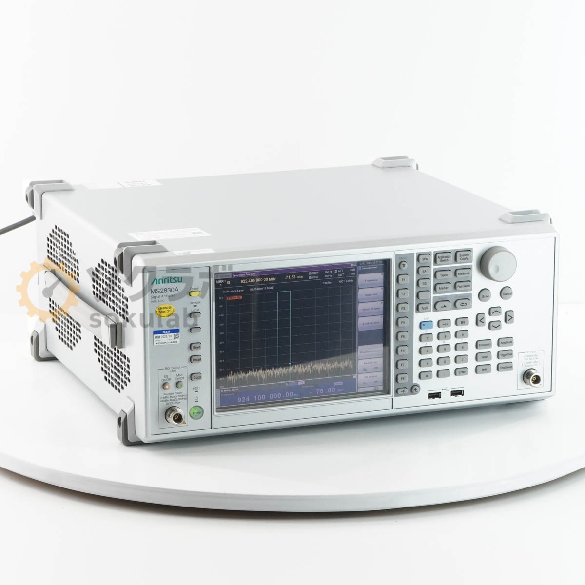 [DW]USED 8日保証 03/2025CAL Anritsu MS2830A Signal Analyzer シグナルアナライザー OPT ...