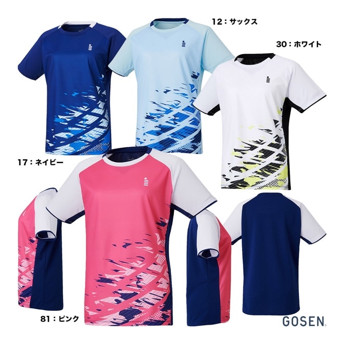 ゴーセン GOSEN テニスウェア レディス ゲームシャツ T2443 | メーカー,ゴーセン,ウェア | テニスジャパン本店