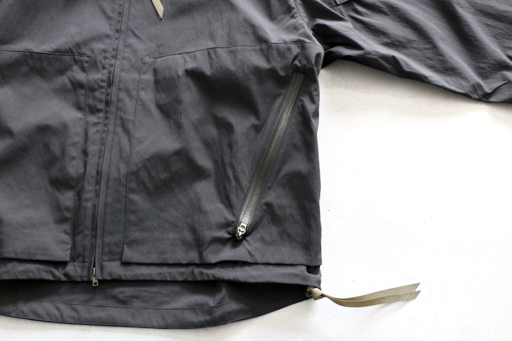 ACRONYM(アクロニウム) "LA12-M Miliken nylon spandex action zip shirt ...