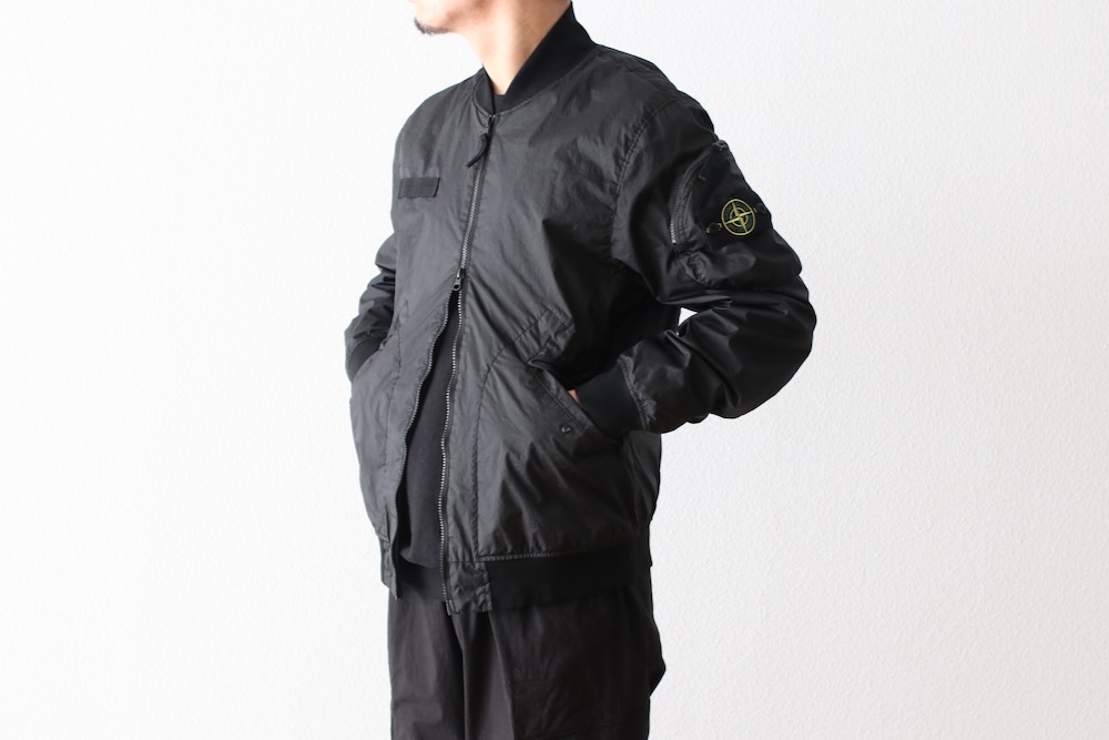 STONE ISLAND(ストーンアイランド ) "MEMBRANA 3L TC BOMBER JACKET" | STONE ISLAND ...