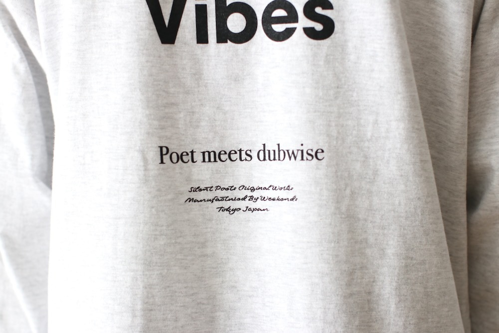 POET MEETS DUBWISE(ポエトミーツダブワイズ) "ANTI HATE VIBES L/S T-Shirt" | POET ...