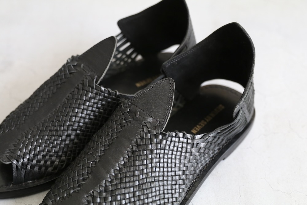 SEVEN BY SEVEN (セブンバイセブン) "HANDMADE BRAIDED LEATHER SANDALS SHOES ...
