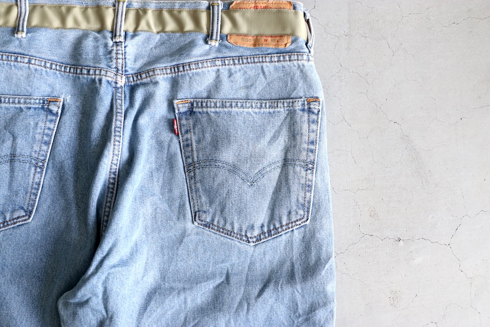 Poliquant(ポリクアント) "THE DEFORMED ADJUSTABLE THRIFTING DENIM 550 [FIGURE ARCHIVES]" | Poliquant ...