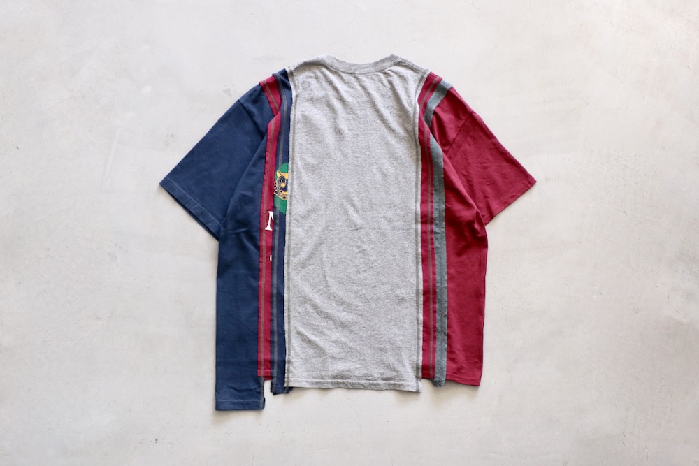 Rebuild by Needles(リビルドバイニードルズ) "7 Cuts Wide Tee - College" | Needles ...