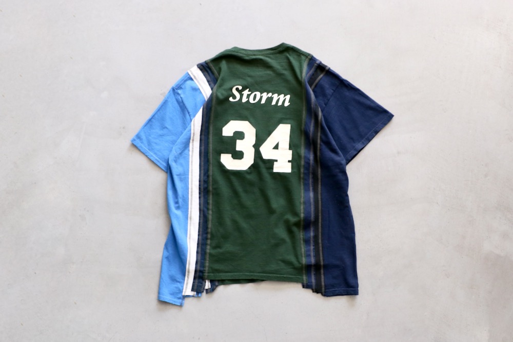 Rebuild by Needles(リビルドバイニードルズ) "7 Cuts Wide Tee - College" | Needles ...