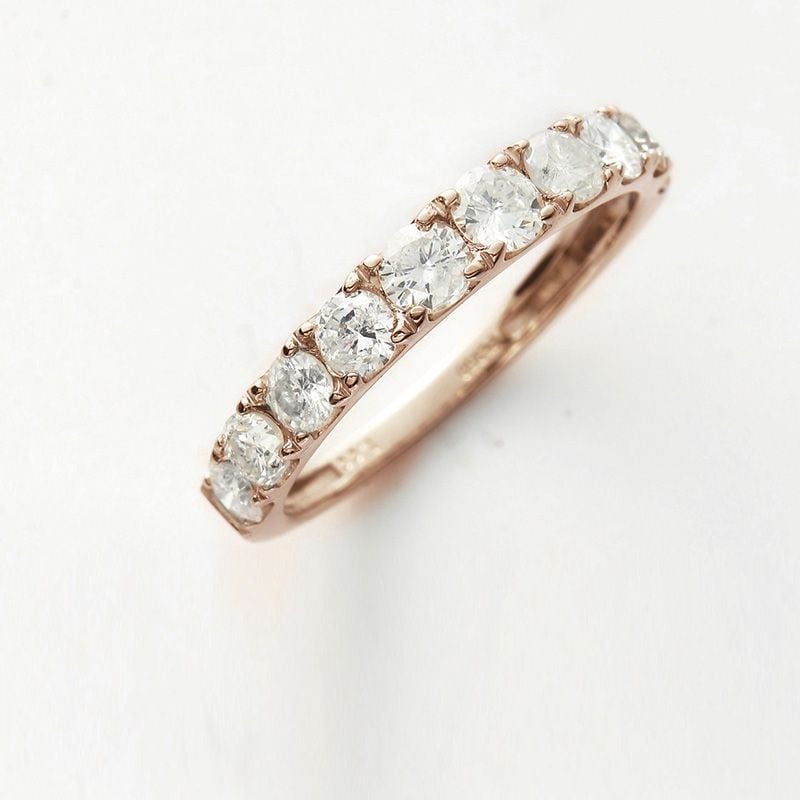 K18ピンクゴールドダイヤ1.0CTリング DR658PG