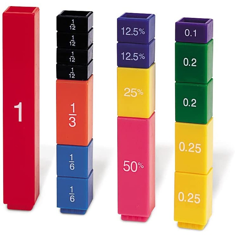 Fraction Tower Cubes:Fraction Set