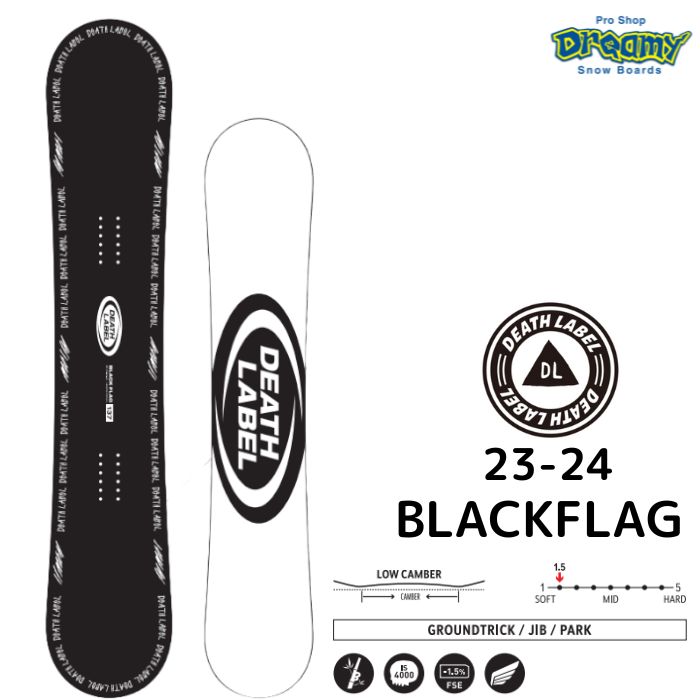 23-24 DEATH LABEL デスレーベル BLACKFLAG 137/142/148/151/154 LOW CAMBER スノーボード 2024モデル 正規品 | ★アクセサリー ...
