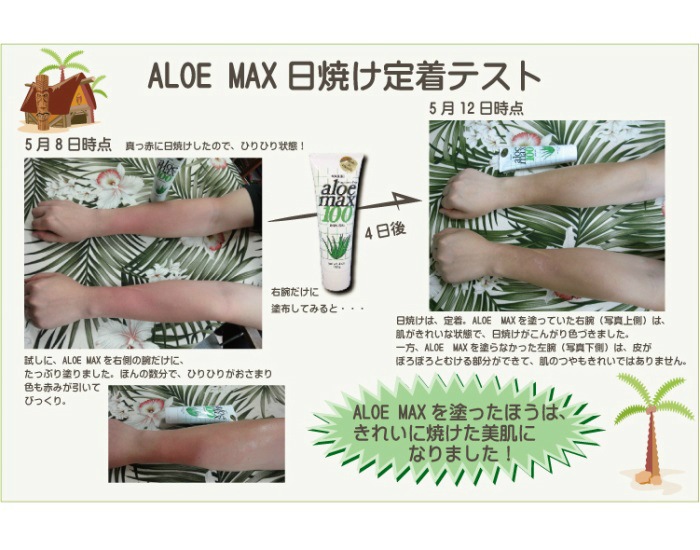 アロエマックス ALOE MAX 100 日焼け 保湿 自然派化粧品（オーガニックコスメ） | すべての商品 | ドリーミー公式オンラインストア