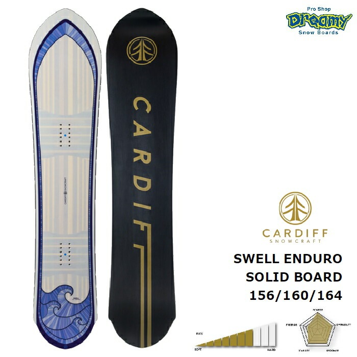 CARDIFF SNOWCRAFT カーディフスノークラフト SWELL ENDURO SOLID BOARD スウェル SW-EN-23 パウダー オールマウンテン スノーボード 板 23 ...