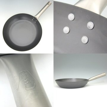 HANAKO+aフライパン チタン柄 26cm HAFT-26 | 山田工業所 | 食と料理の道具店 Dr.Goods