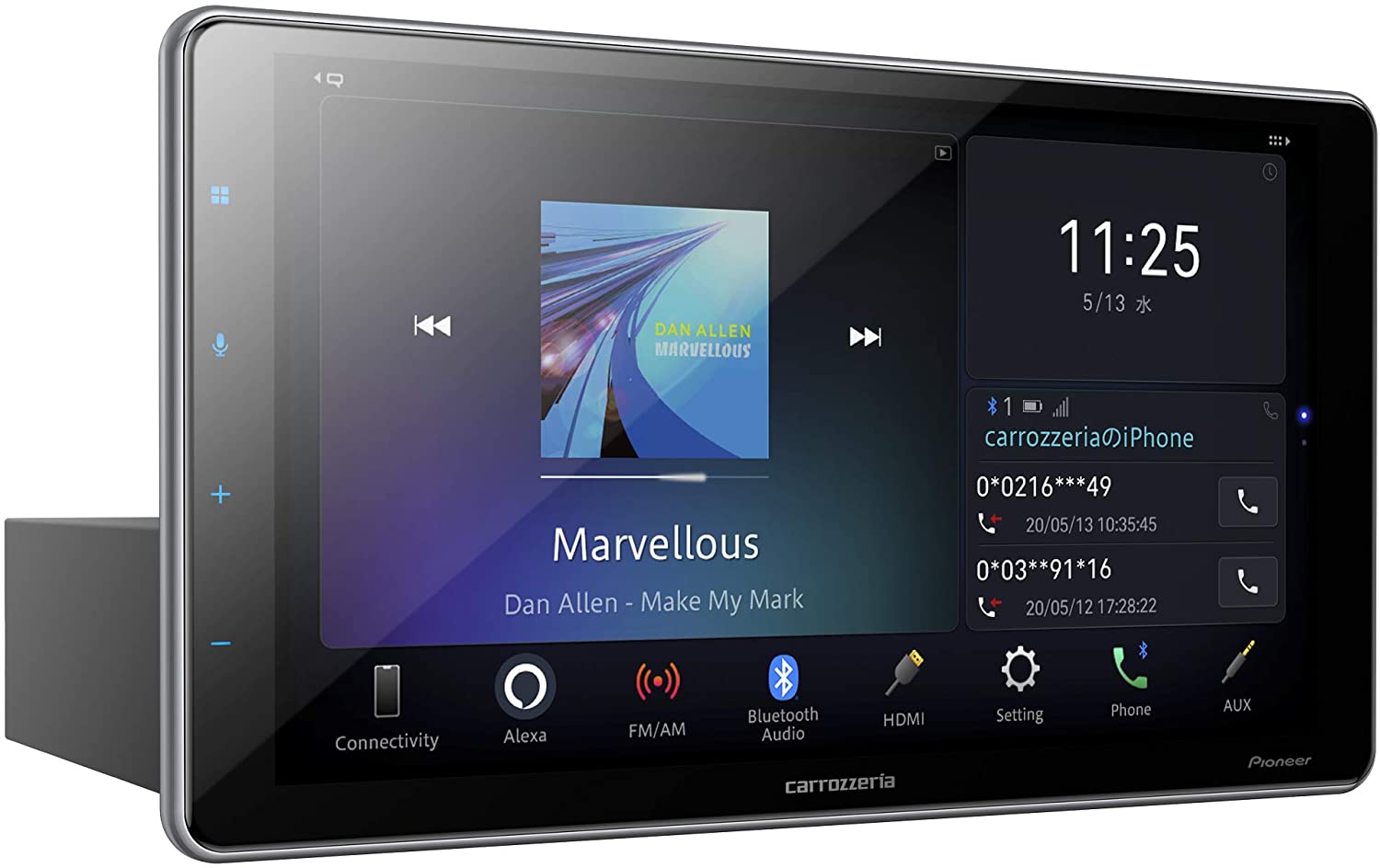 【送料無料】DMH-SF700 パイオニア 9V型フローティングタイプ 1DINディスプレイオーディオ AppleCarPlay/AndroidAuto Bluetooth/USB【当日発送可 ...