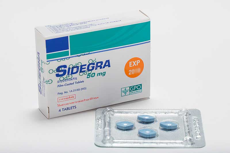 【性機能ED治療薬】シデグラ SIDEGRA 50mg （シルデナフィル50mg） 4錠（1箱4錠入り）タイ発送